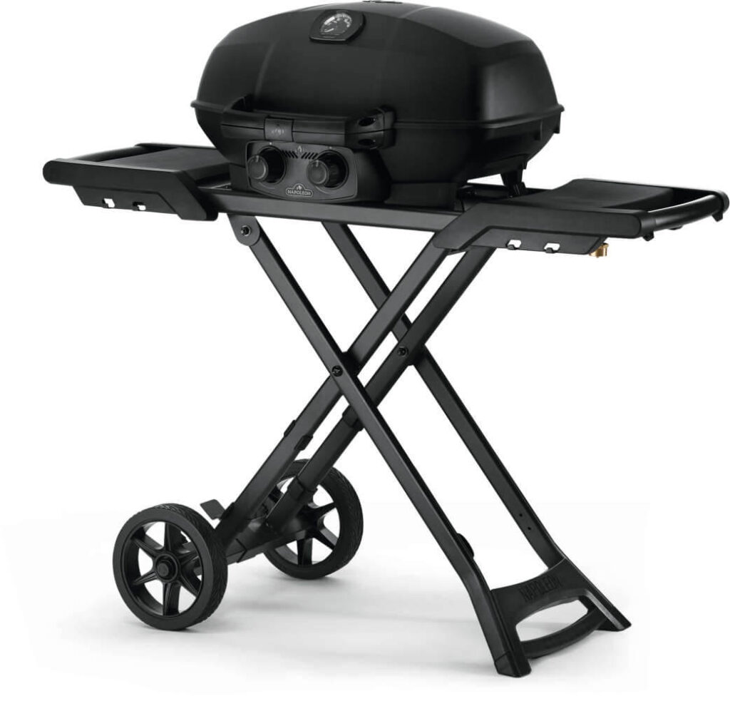 Napoleon Phantom TravelQ PRO285X portable gas barbecue with matt black ...